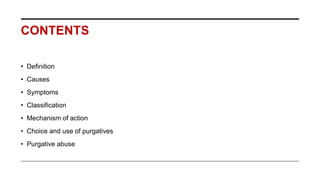 drugs for constipation | PPTX