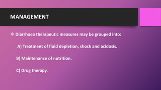 Drugs for constipation and diarrhea | PPTX
