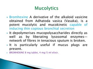 Drugs for cough.pptx