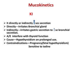 Drugs for cough by babul | PPTX