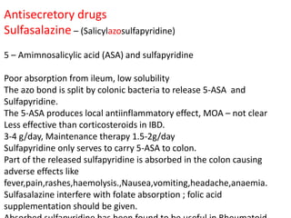 Drugs for diarrhoea | PPTX