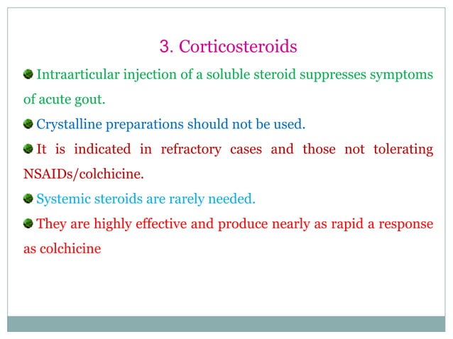 Drugs for Gout ( Acute and Chronic gout) | PPTX
