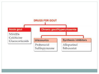Drugs for Gout ( Acute and Chronic gout) | PPT | Free Download