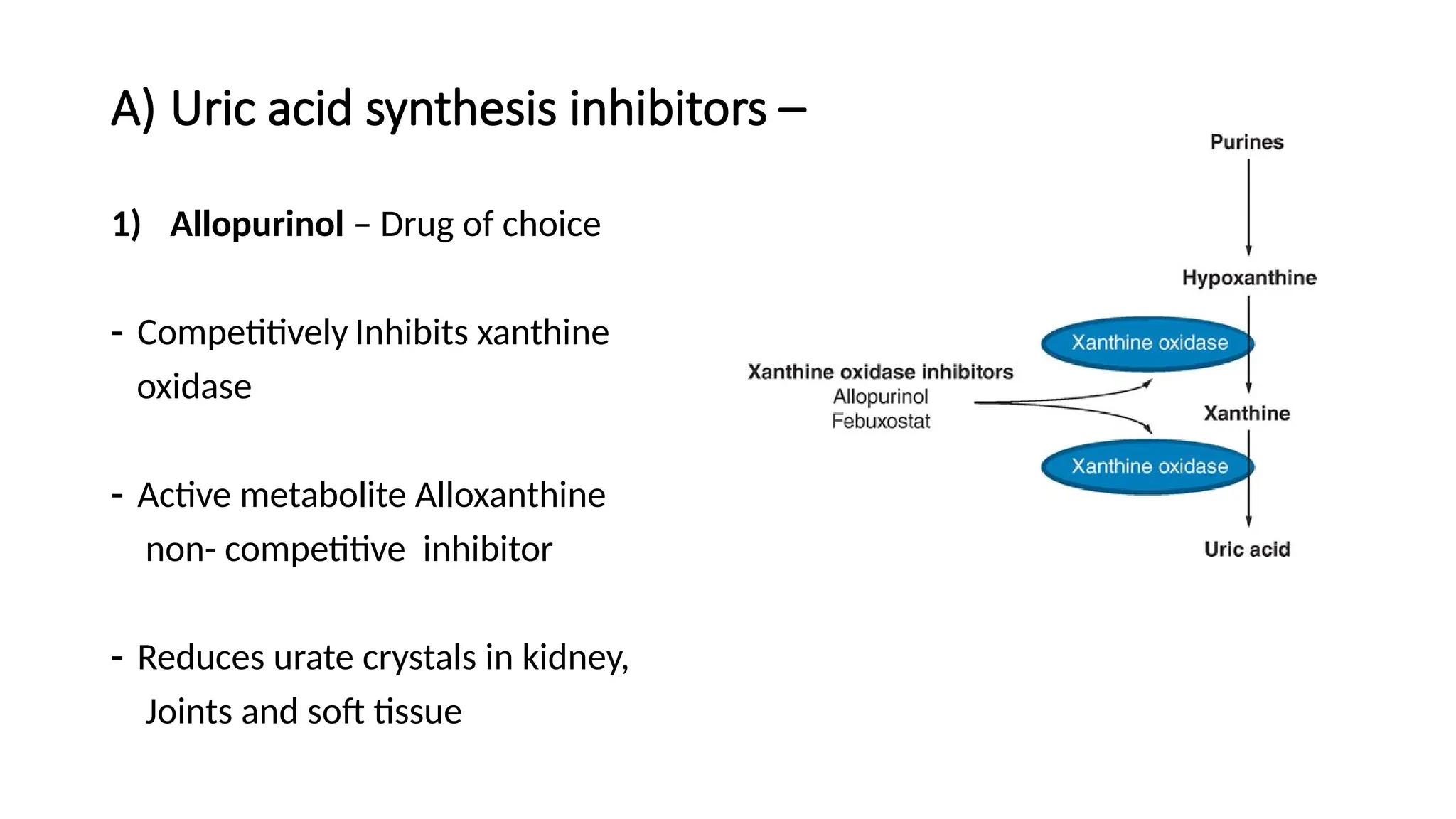 Drugs for Gout By Dr. Pooja Awasthi JR KGMU Lucknow .pptx