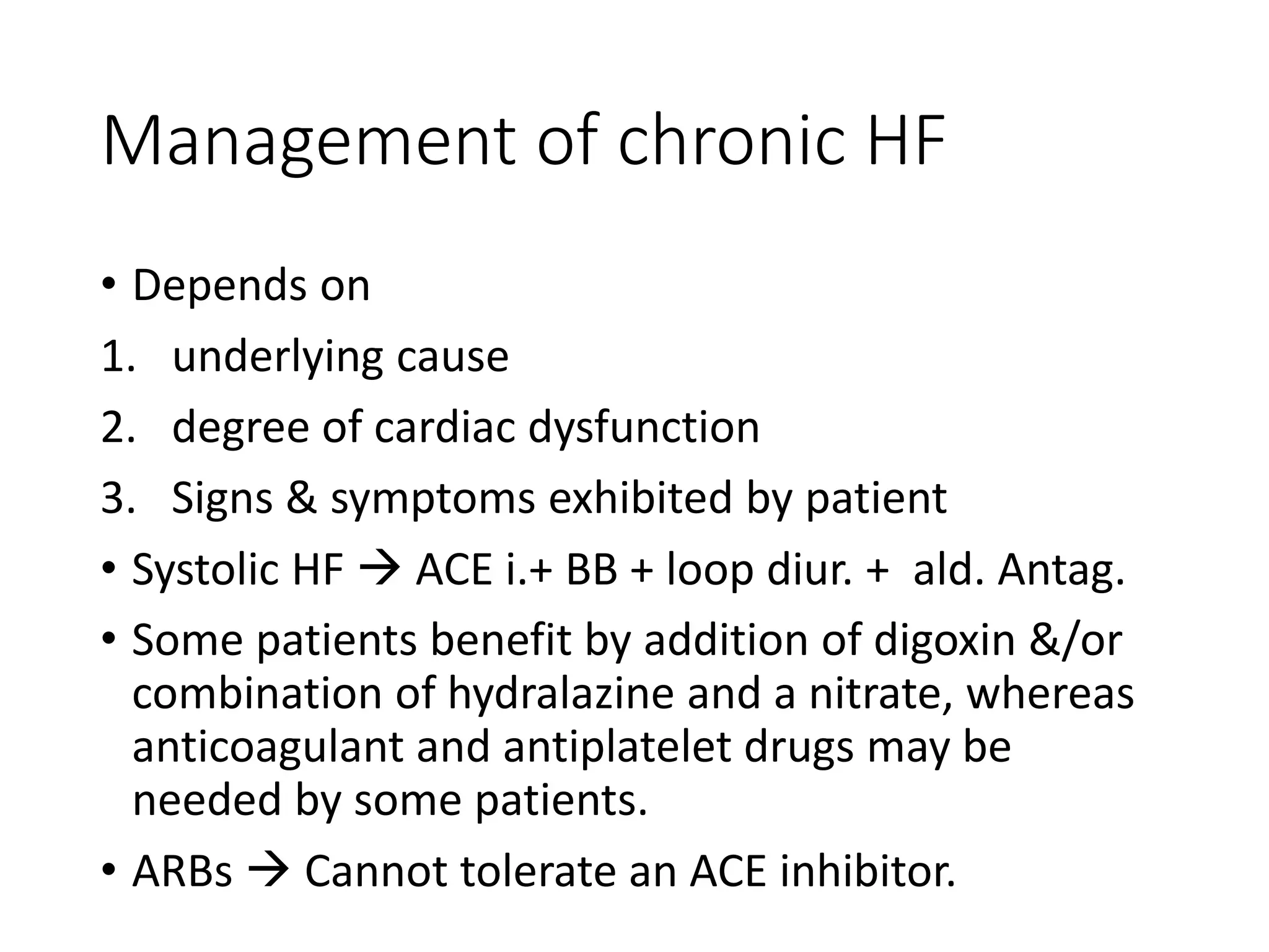 Drugs for heart failure | PPTX