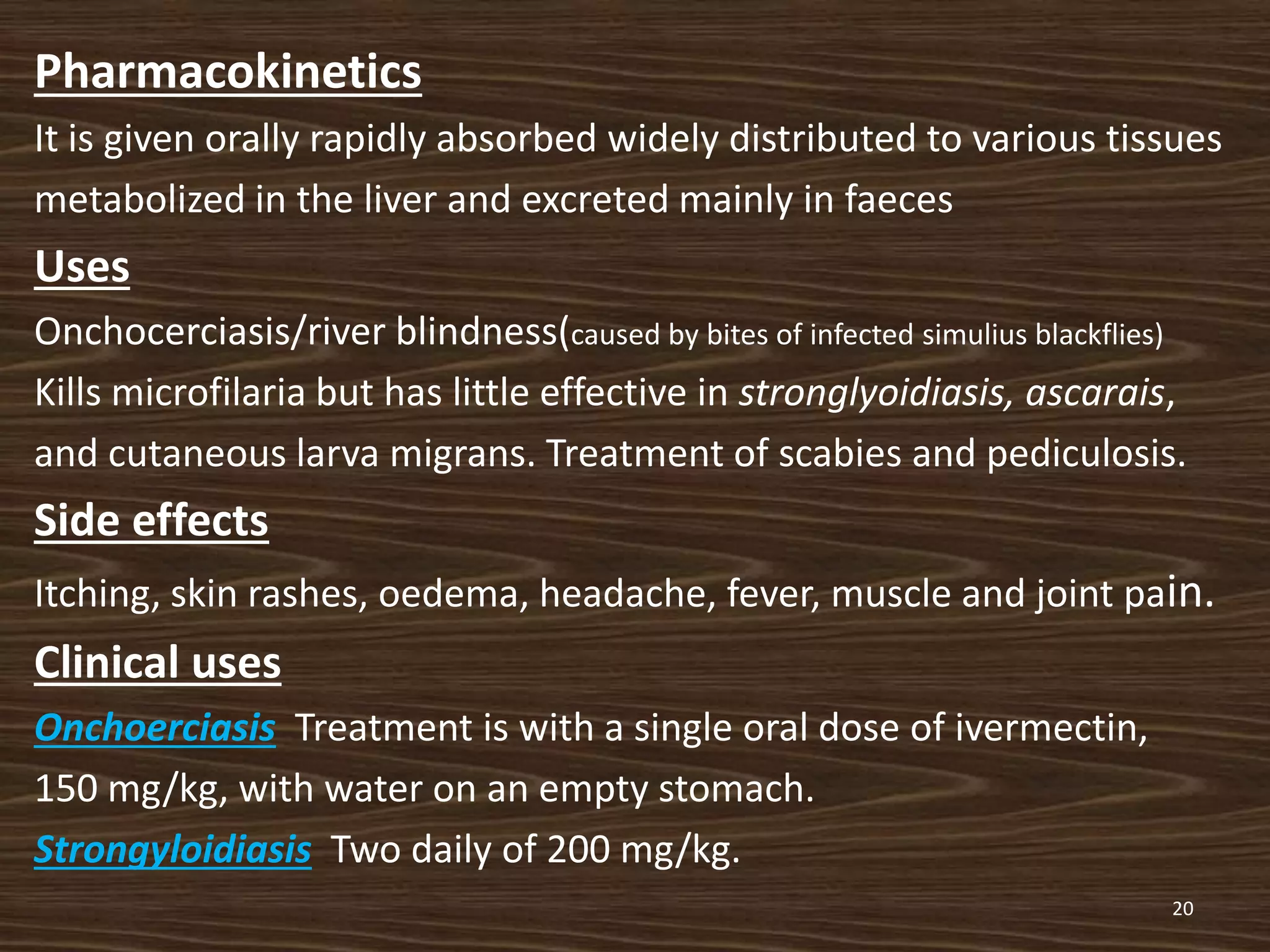 Drugs for helminthiasis. | PDF