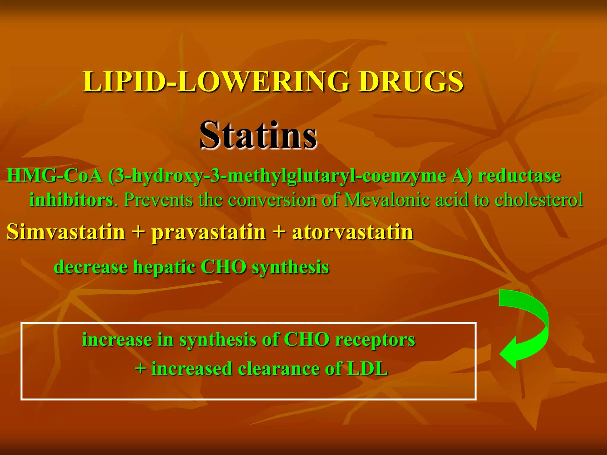 Lipid lowering drugs | PPTX