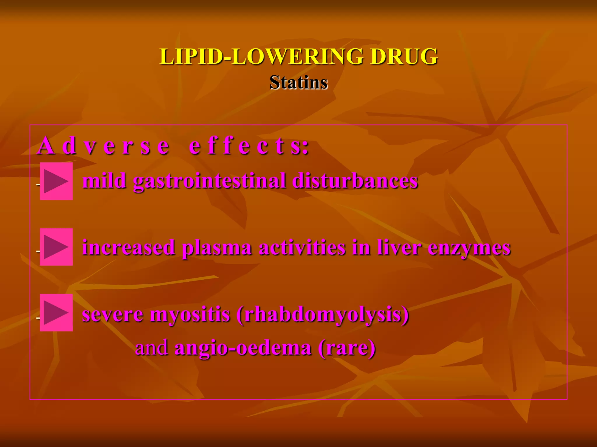 Lipid lowering drugs | PPTX