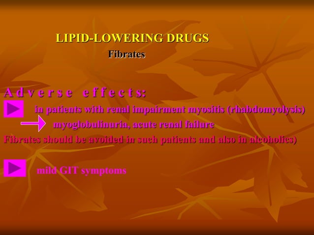 Lipid lowering drugs | PPTX