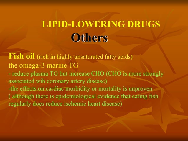 Lipid lowering drugs | PPTX