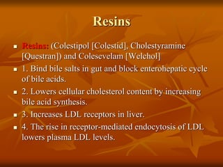 Lipid lowering drugs | PPTX