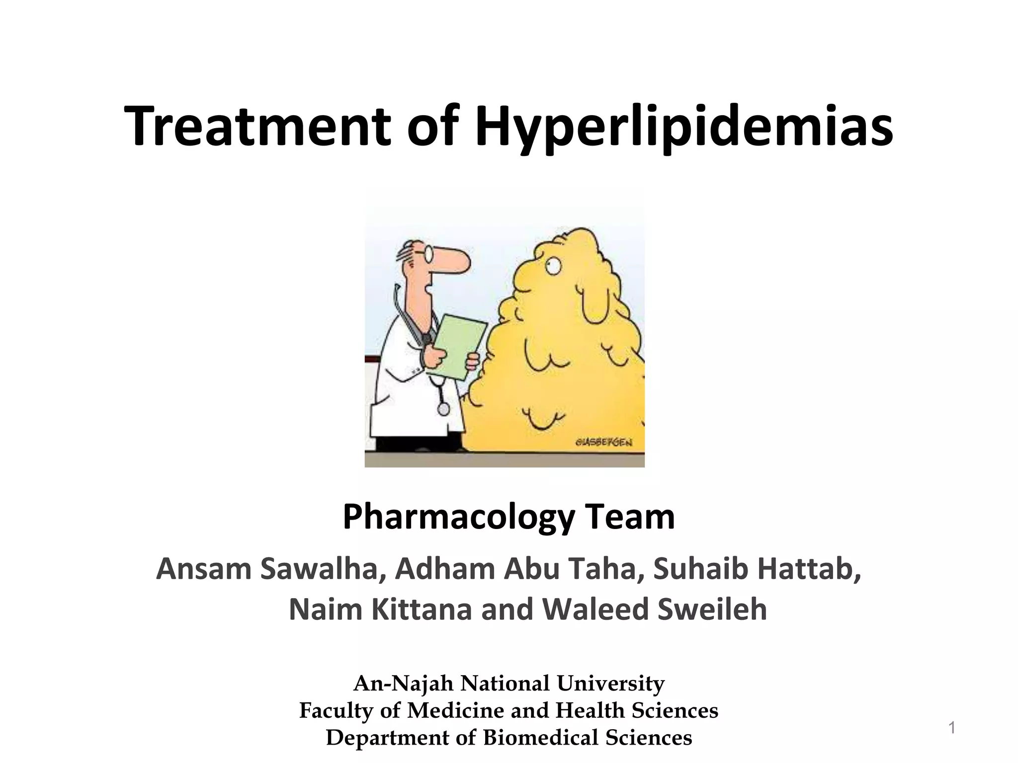 Drugs for Hyperlipoproteinemia.ppt