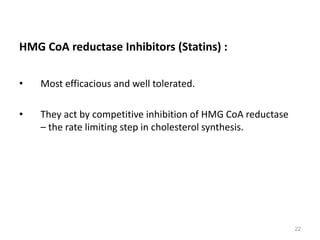 Drugs for Hyperlipoproteinemia.ppt