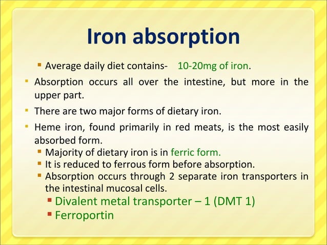 Drugs for iron def anemia | PPT
