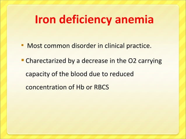 Drugs for iron def anemia | PPT