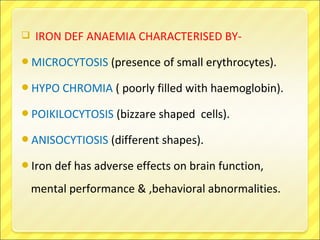 Drugs for iron def anemia | PPT