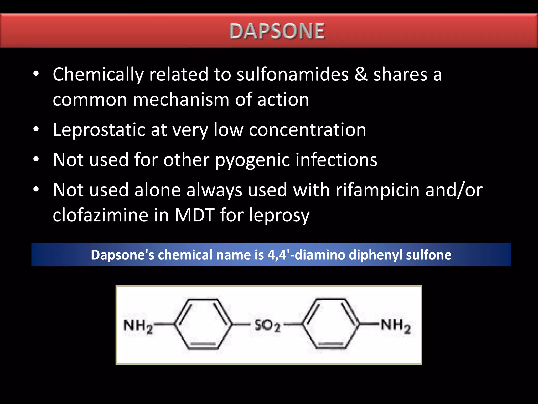 Drugs for leprosy | PDF