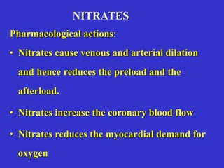Older drugs for the management of IHD.ppt