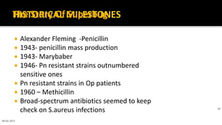 Drugs for nosocomial infection | PPTX