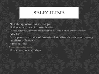 Drugs for parkinsonism | PPT