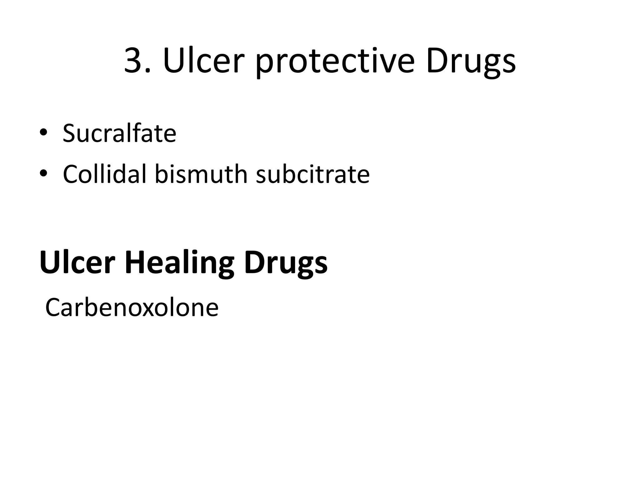 Drugs for peptic ulcer | PPTX