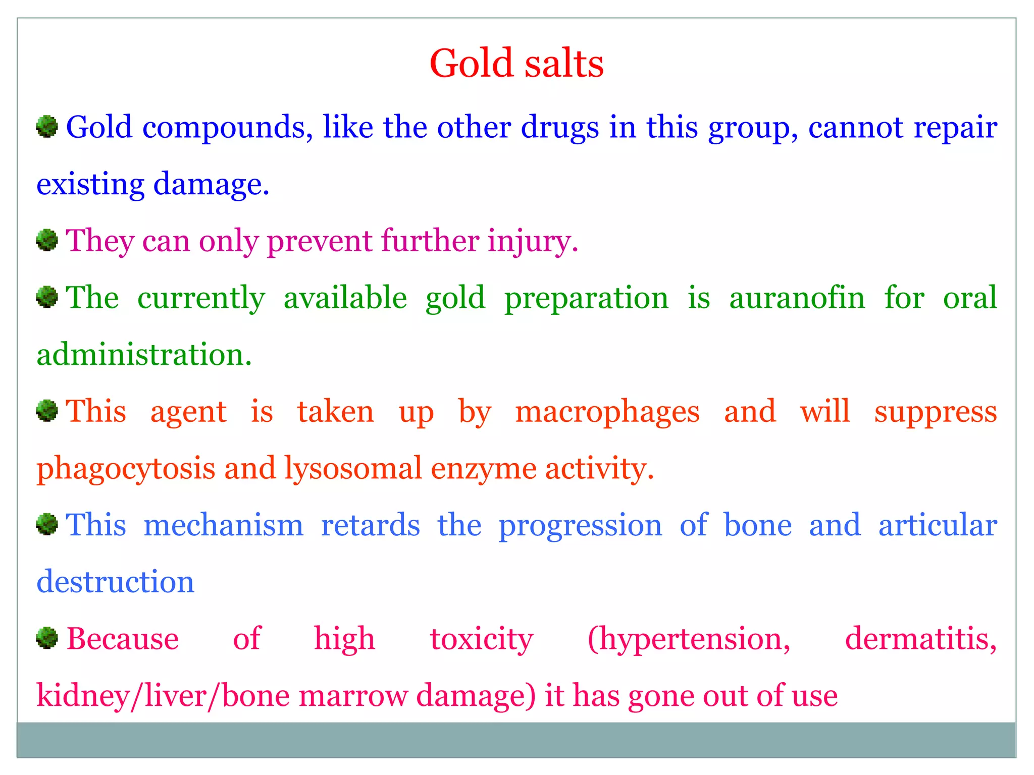 Drugs for Rheumatoid Arthritis | PPTX