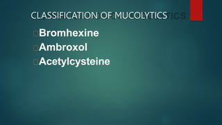 DRUGS FOR SPUTUM CLEARANCE PPT.pptx