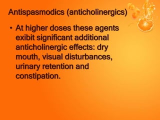 Drugs for the treatment of irritable bowel syndrome | PPSX