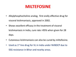 Drugs for treatment of Leishmaniasis.pptx