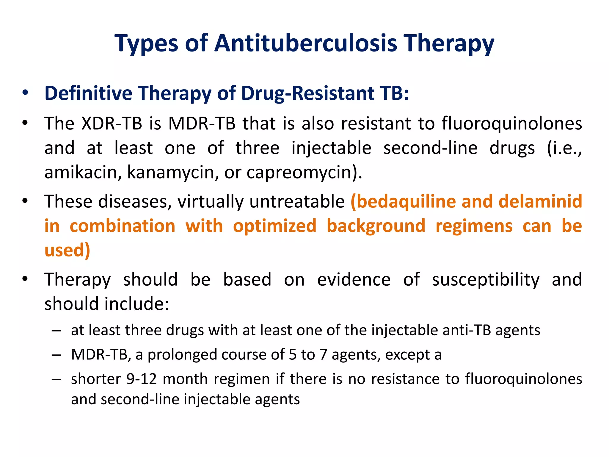 Drugs for tuberculosis | PPTX