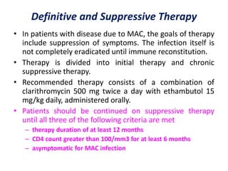 Drugs for MAC | PPTX