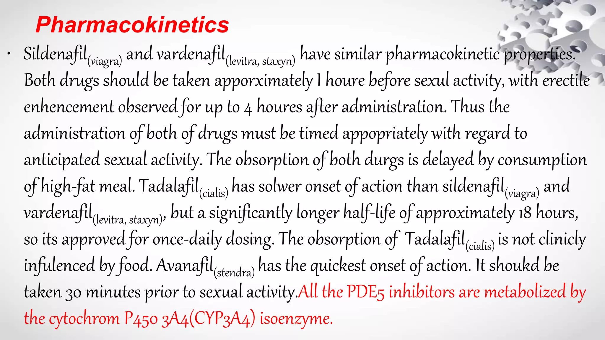 Drugs for Erectile Dysfunction | PPTX