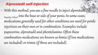 Drugs for Erectile Dysfunction | PPTX