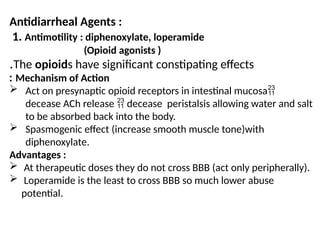 Drugs for vomiting and dairrhea pharmacology.pptx
