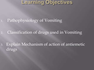 Drugs for vomiting | PPT