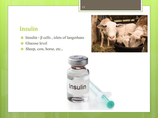 Drugs from animal | PPTX