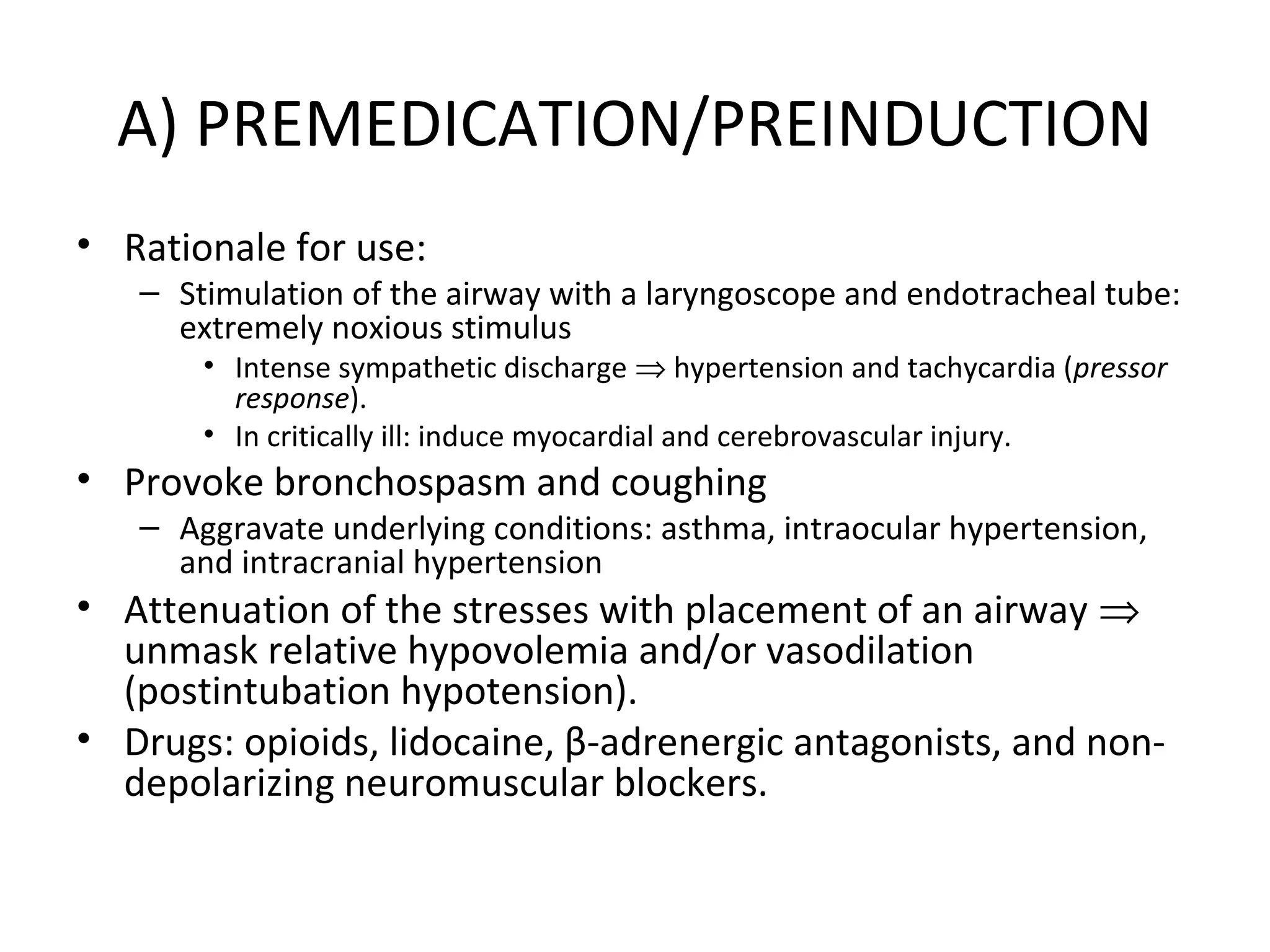 Drugs in airway management airwaycourse | PPT