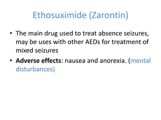Drugs in epilepsy | PPTX | Brain and Nervous System Disorders ...