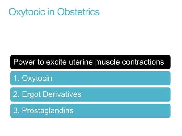 Drugs in obstetrics | PPTX | Pregnancy | Reproductive Health