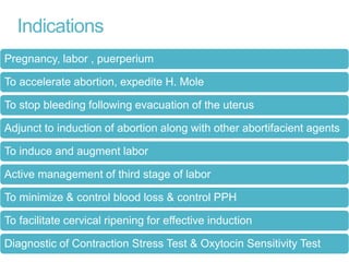 Drugs in obstetrics | PPTX