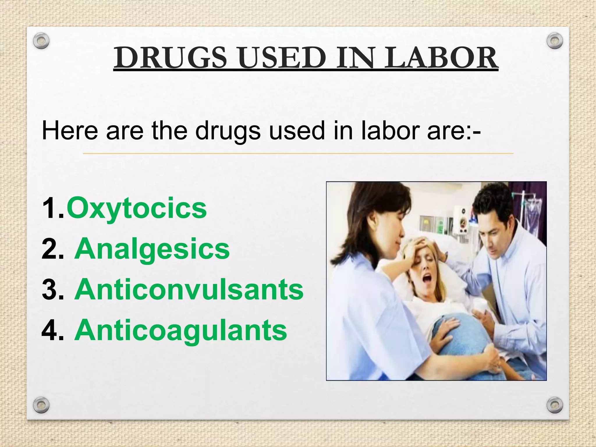 Drugs in obstetrics | PPTX