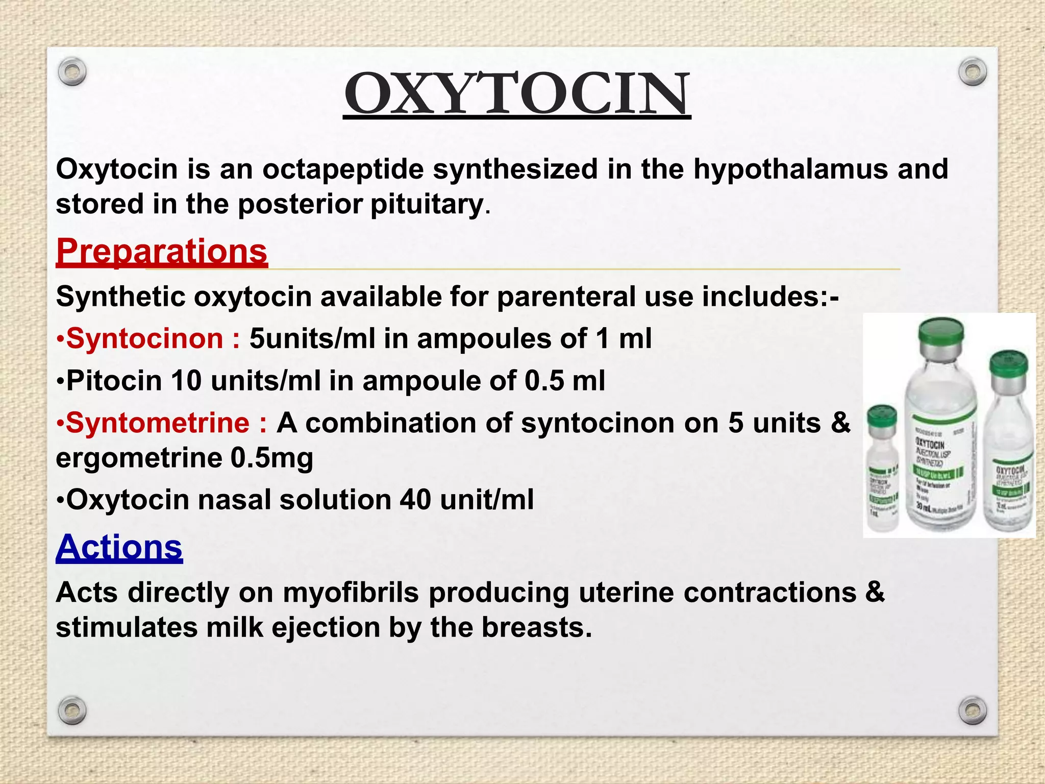 Drugs in obstetrics | PPTX