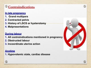 Drugs in obstetrics | PPTX