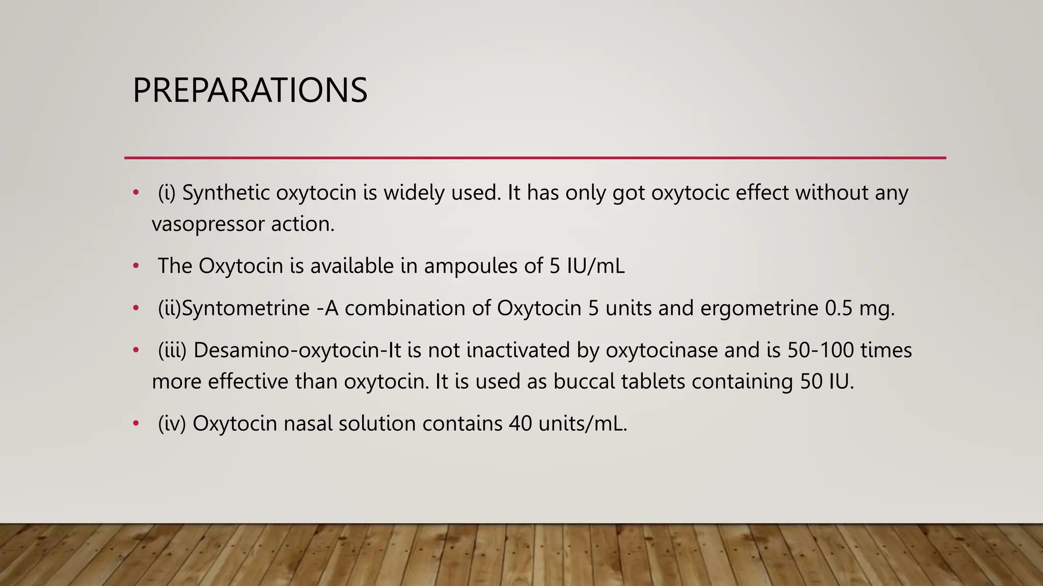 important drugs in obstetrics and gynaecology | PPTX