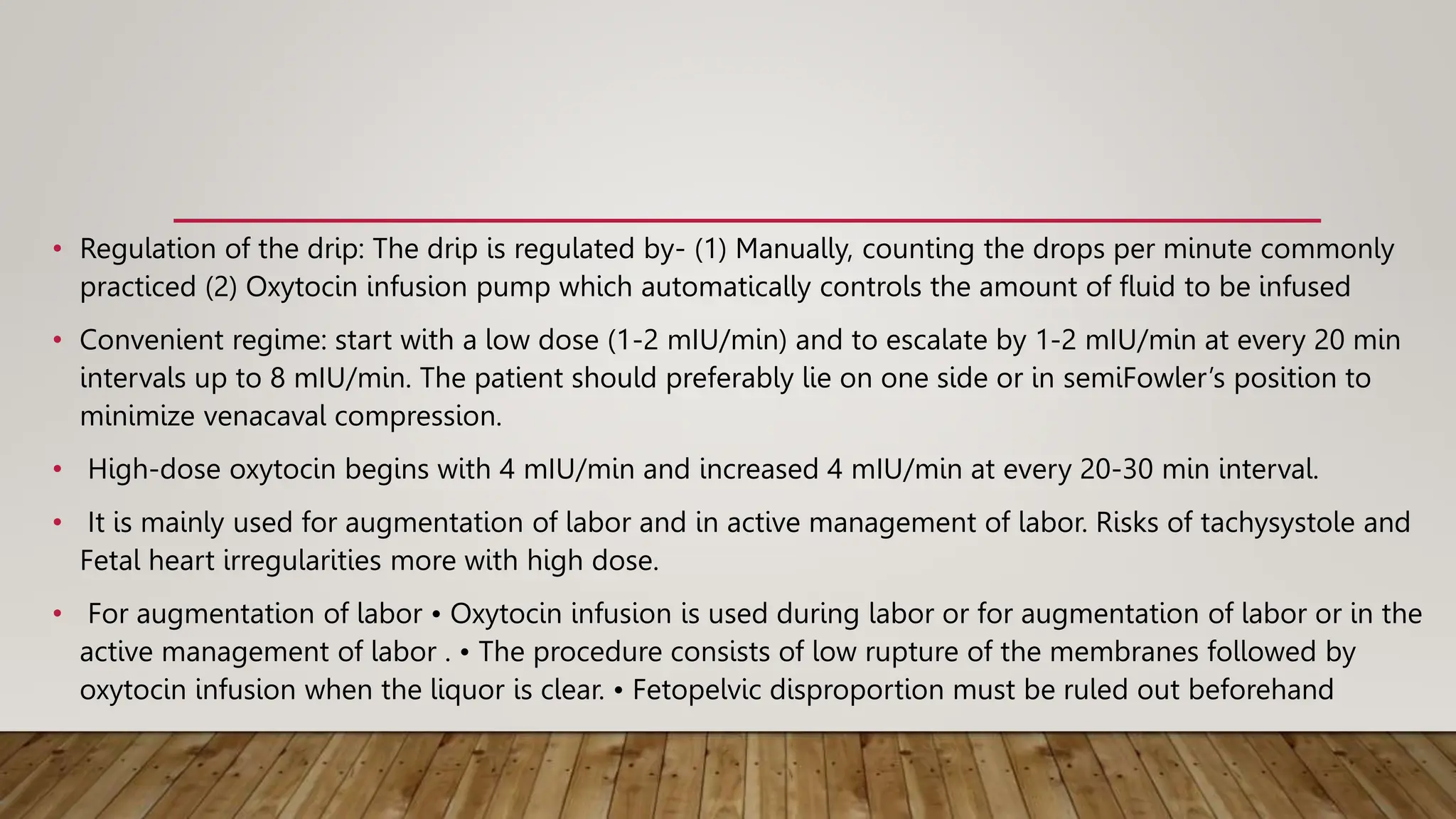 important drugs in obstetrics and gynaecology | PPTX