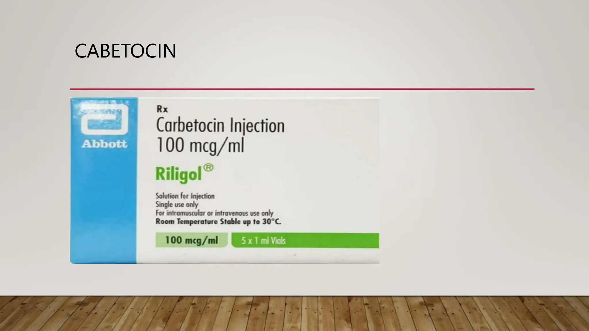 important drugs in obstetrics and gynaecology | PPTX