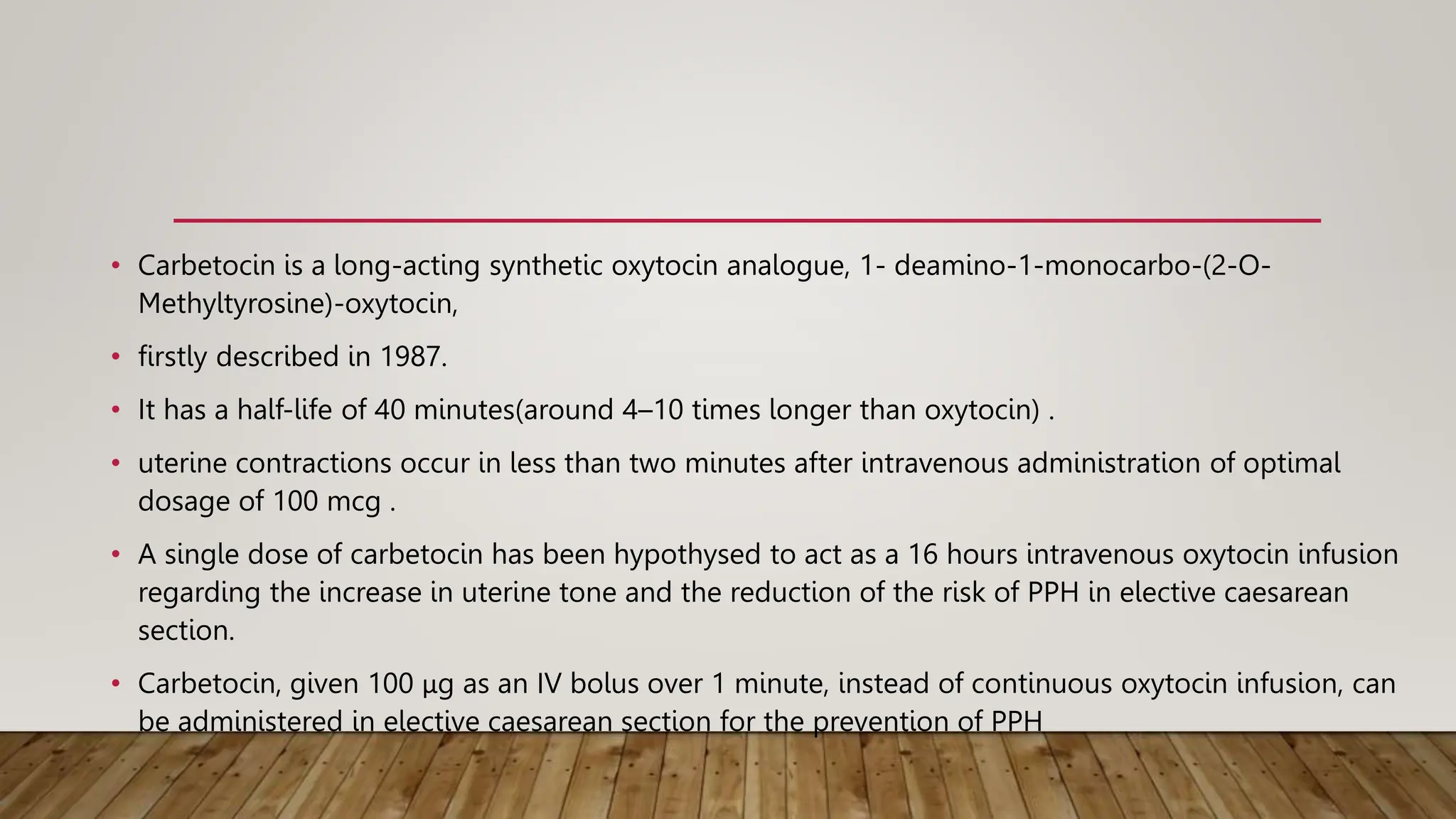 important drugs in obstetrics and gynaecology | PPTX