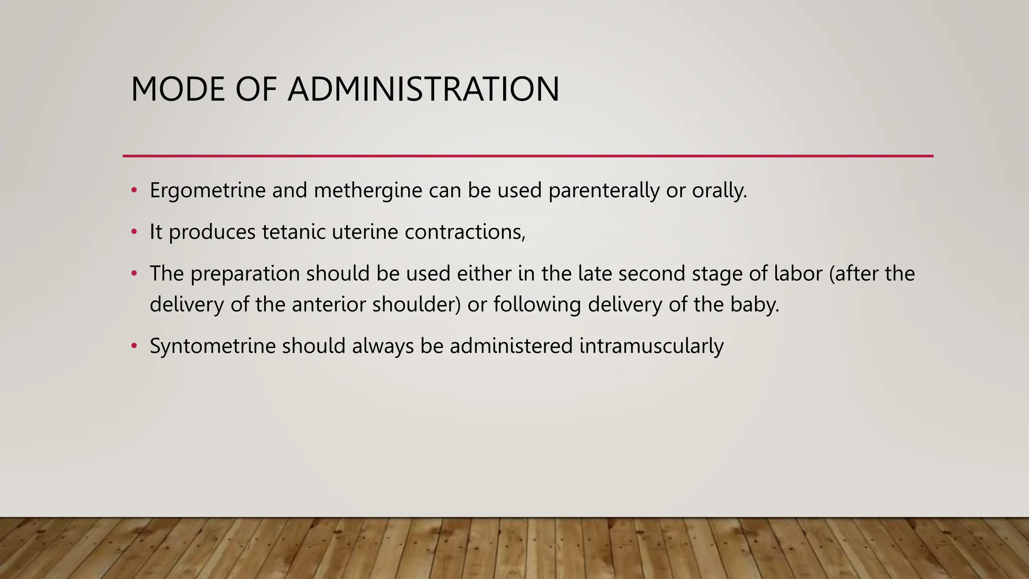 important drugs in obstetrics and gynaecology | PPTX