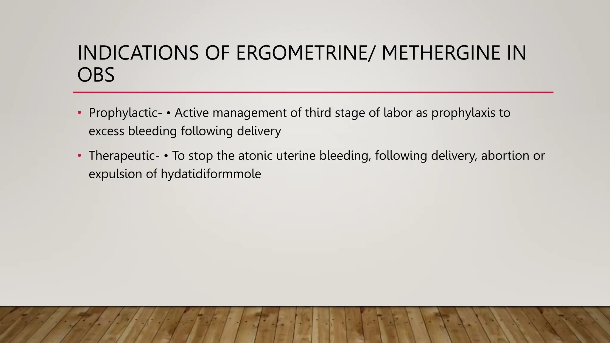 important drugs in obstetrics and gynaecology | PPTX