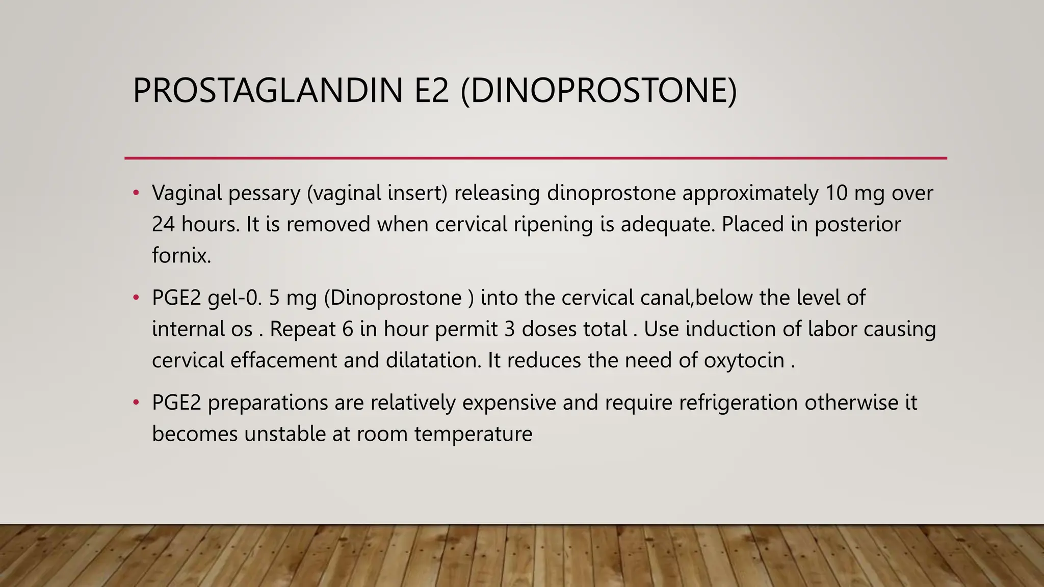 important drugs in obstetrics and gynaecology | PPTX